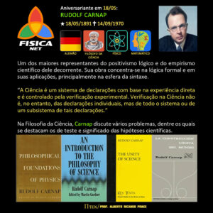 Em 18/05: RUDOLF CARNAP - Biografias