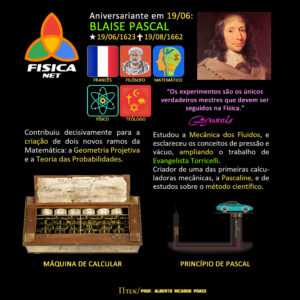 Em 19/06: BLAISE PASCAL - Biografias