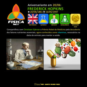 Em 20/06: FREDERICK HOPKINS - Biografias